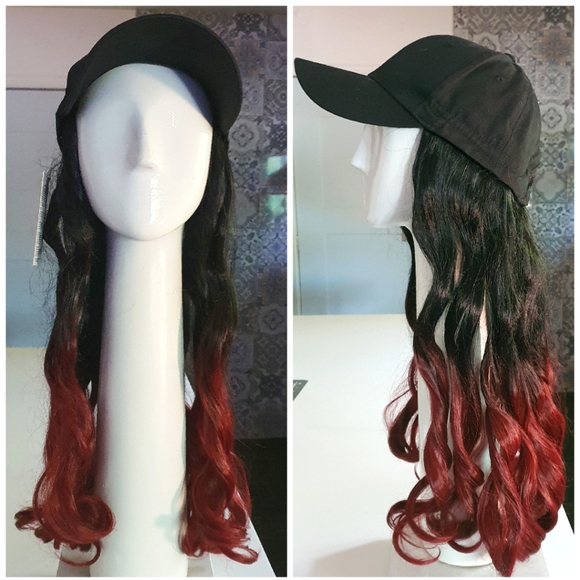 DevaLook | Hair | Baseball Cap Wavy Ombre Wig | Poshmark